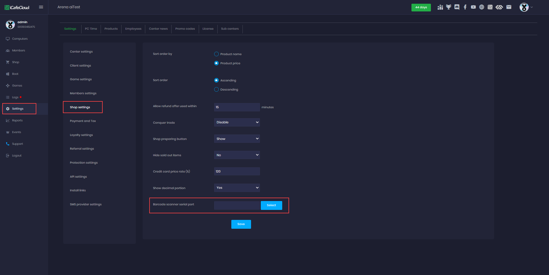 iCafeCloud wiki - Billiard add assistant to a table